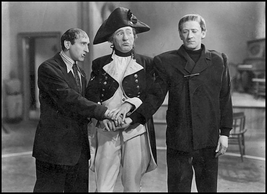 Al Ritz wearing Jack Pierce - The Classic Horror Film Board